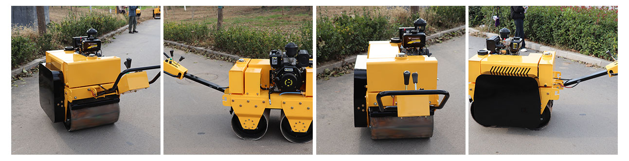 450 double-wheel hand-operated road rollers - Somate Machinery